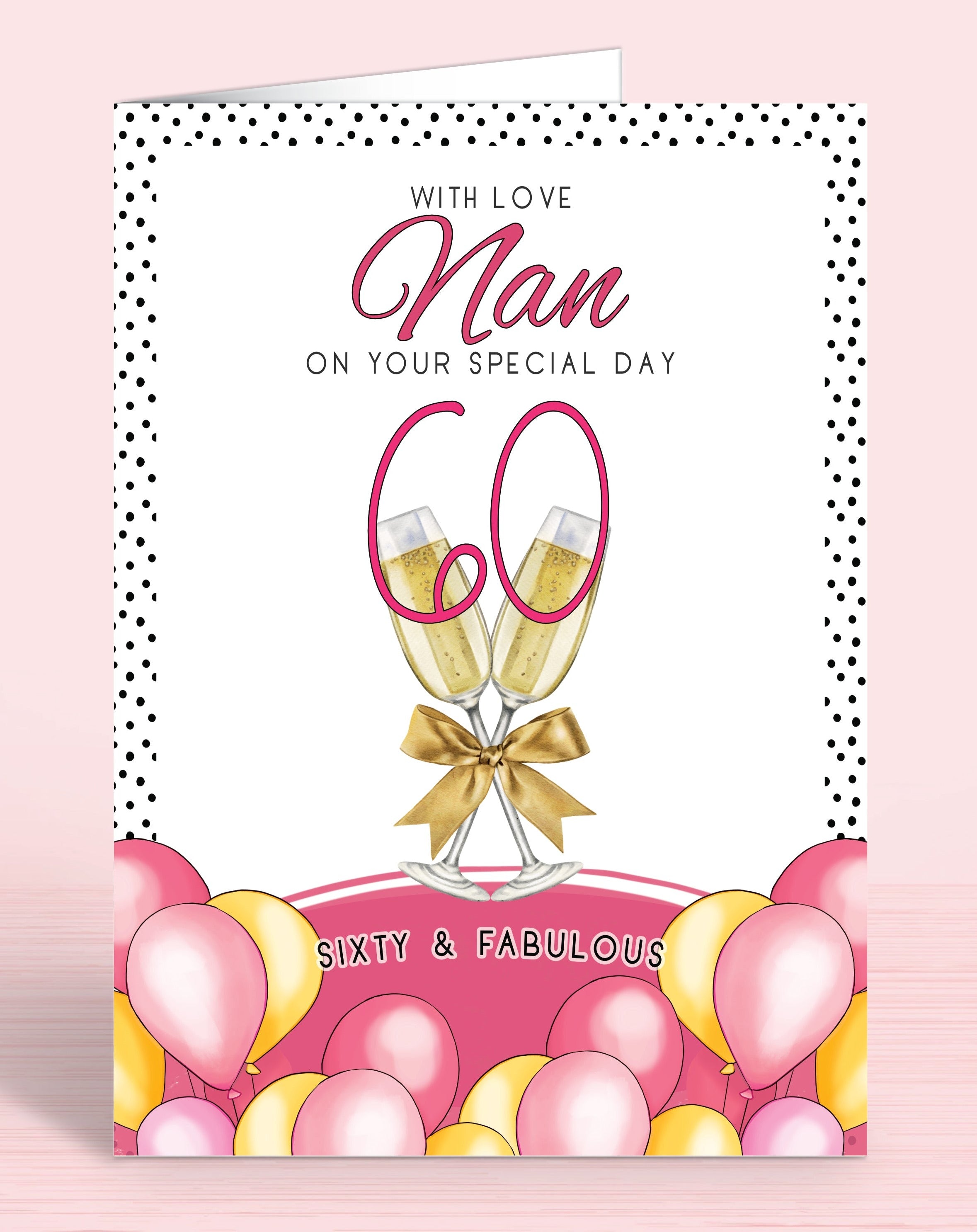 Nan Birthday Cards, Personalised Birthday Card For Gran, Nanny, Grandma ...
